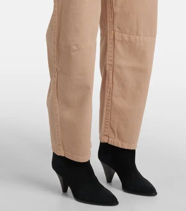 Velvet By Graham & Spencer Brylie Cotton Twill Cargo Pants - Beige