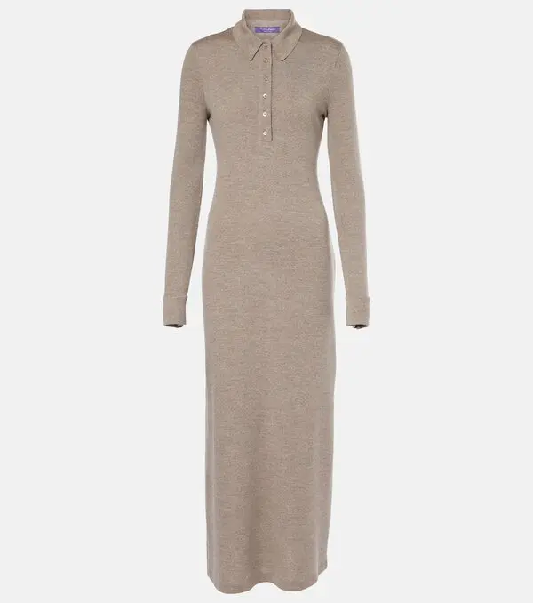 Ralph Lauren Wool Jersey Polo Dress