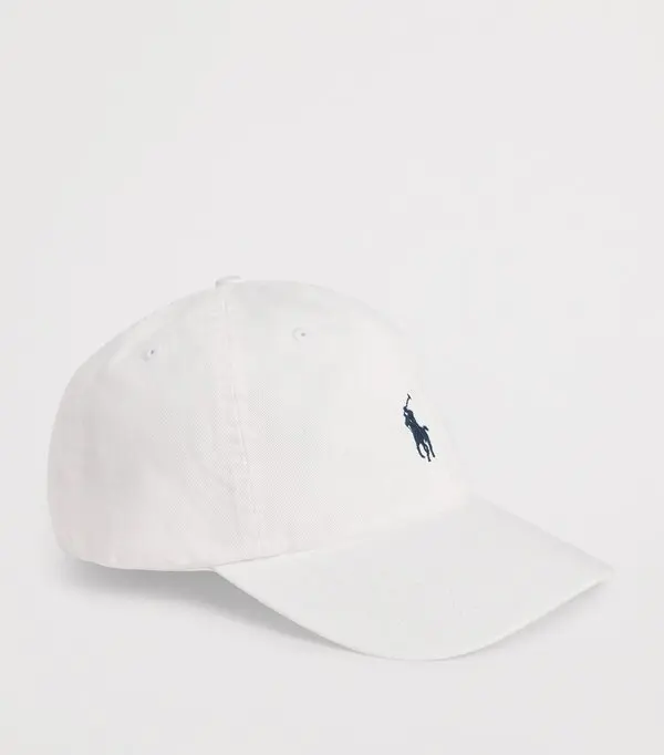 Polo Ralph Lauren Embroidered Pony Baseball Cap - White