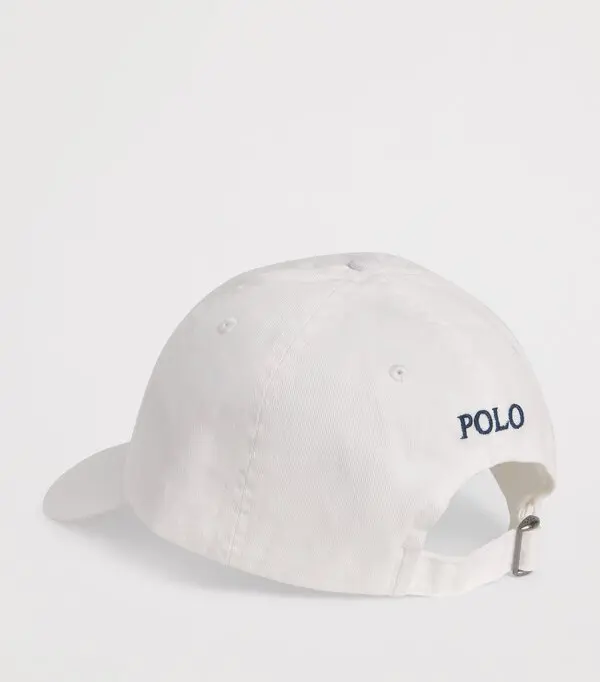 Polo Ralph Lauren Embroidered Pony Baseball Cap - White