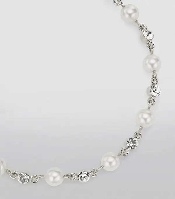 JIMMY CHOO Pearl And Crystal Anklet