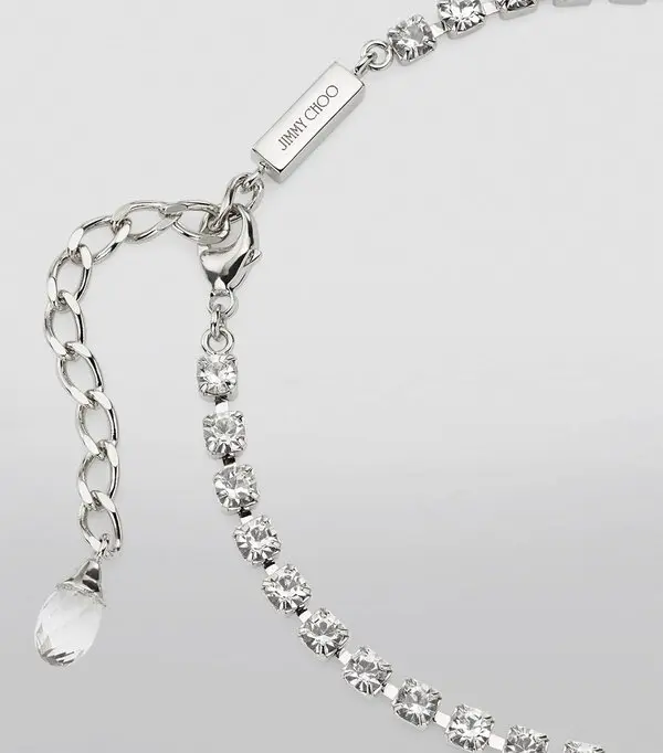 JIMMY CHOO Saeda Crystal Anklet
