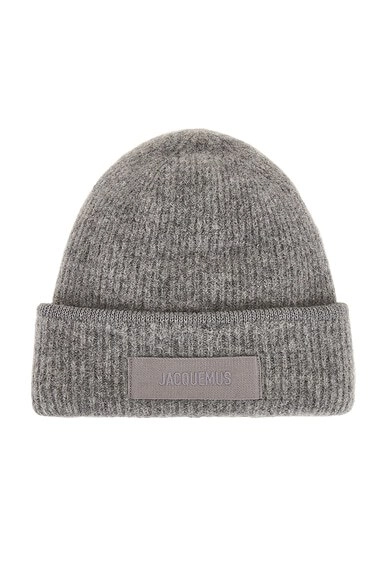 Jacquemus Le Bonnet Gros Grain - Dark Grey