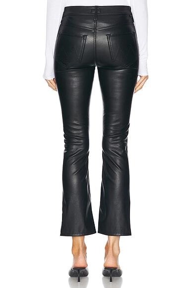 MOTHER The Insider Flood Faux Leather Trousers