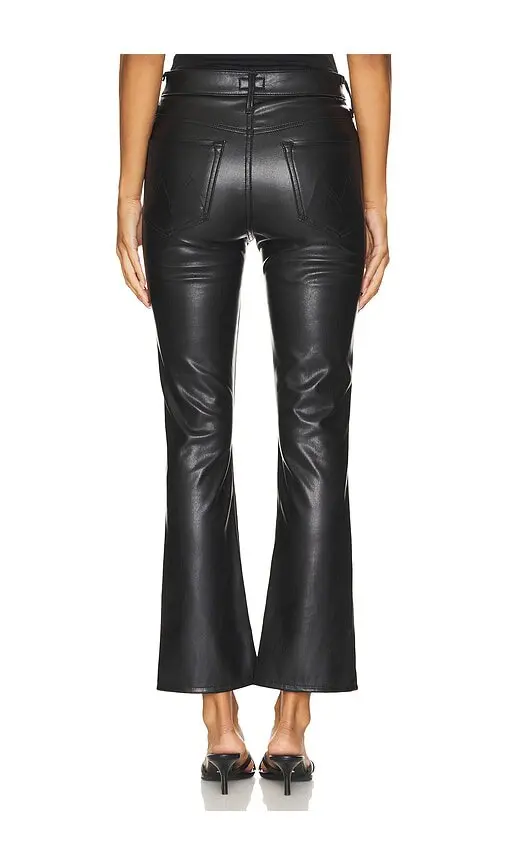 MOTHER The Insider Flood Faux Leather Trousers