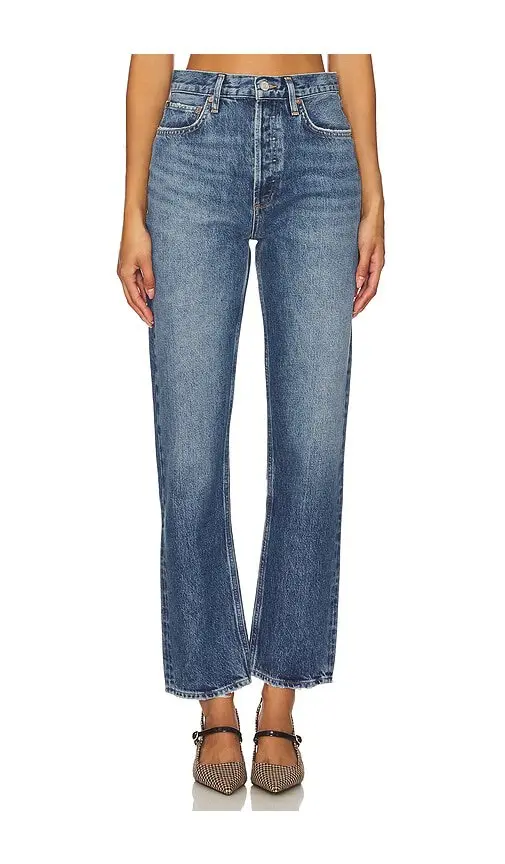 AGOLDE 90s Pinch Waist High Rise Straight Jeans