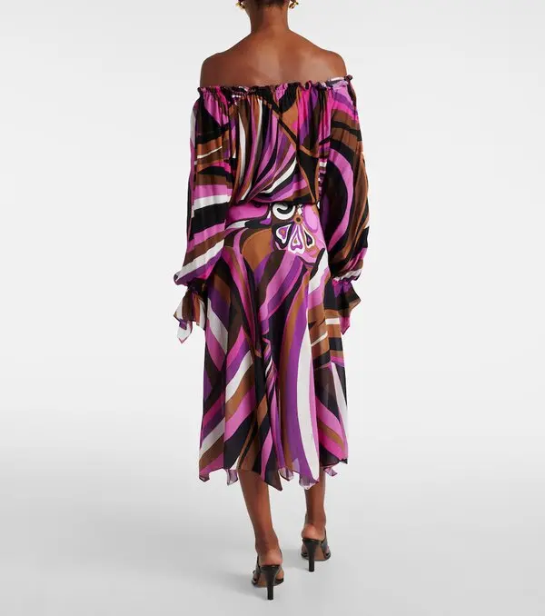 Emilio Pucci Iride Midi Skirt