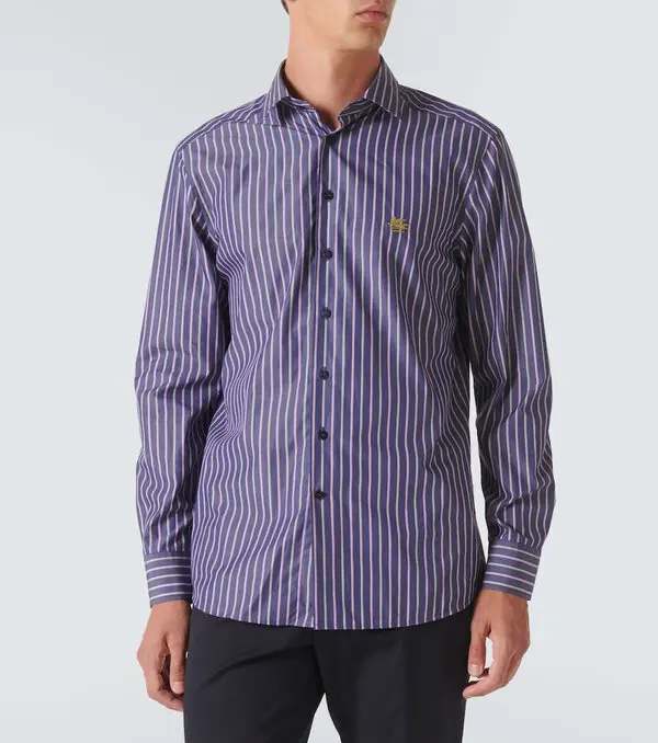 Etro Striped Cotton Shirt