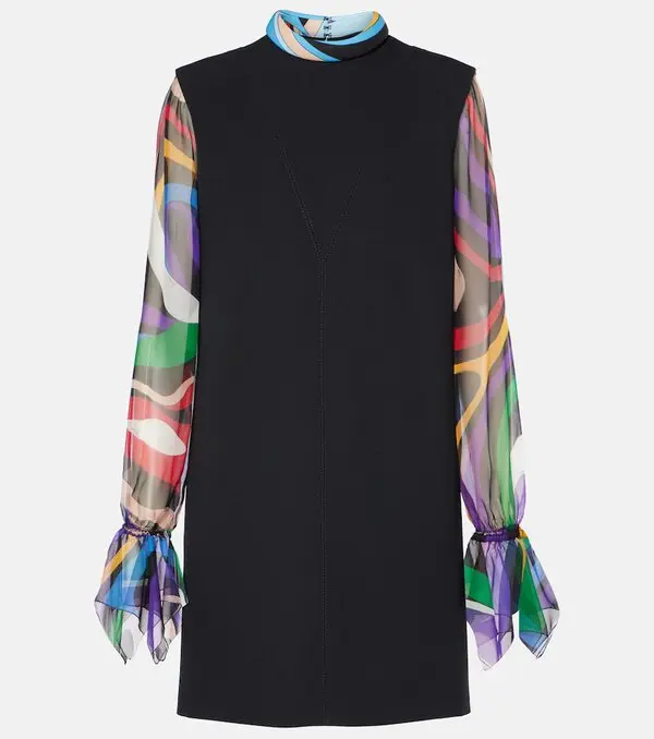 Emilio Pucci Marmo Cady Shift Dress