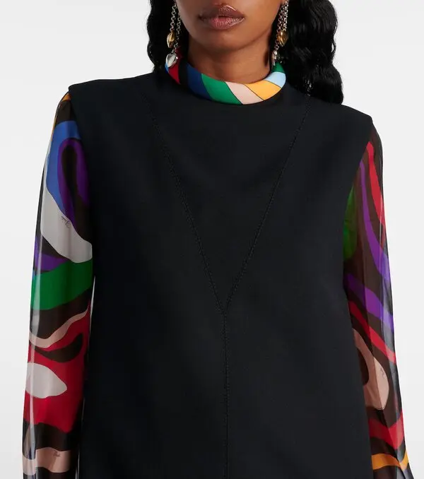 Emilio Pucci Marmo Cady Shift Dress