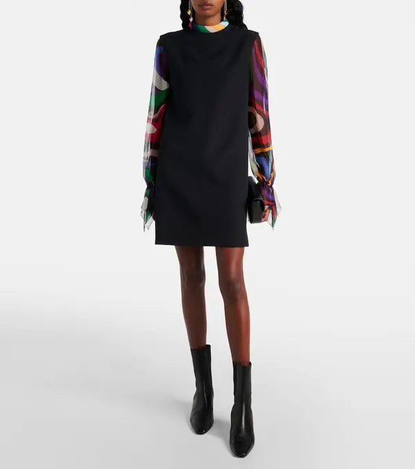Emilio Pucci Marmo Cady Shift Dress