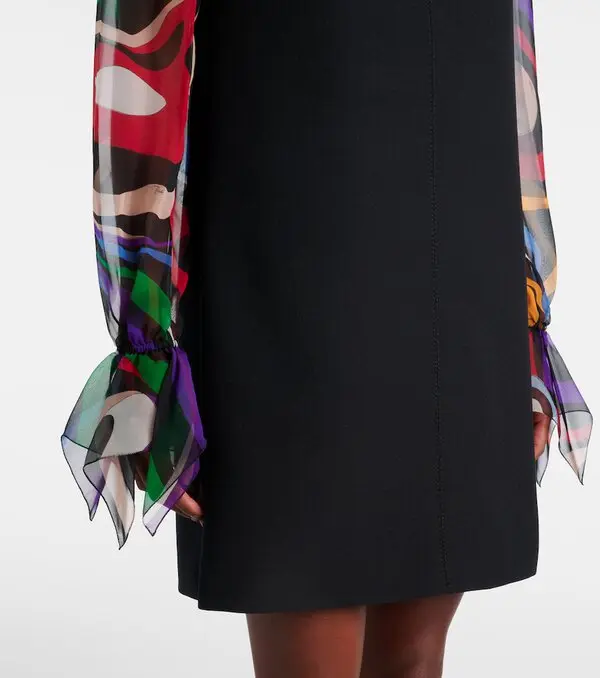 Emilio Pucci Marmo Cady Shift Dress