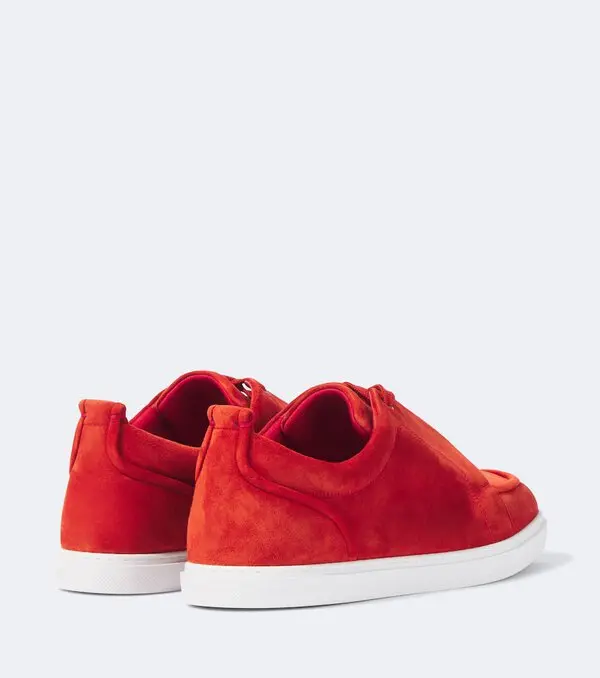 CHRISTIAN LOUBOUTIN Suede Lace-up Sneakers