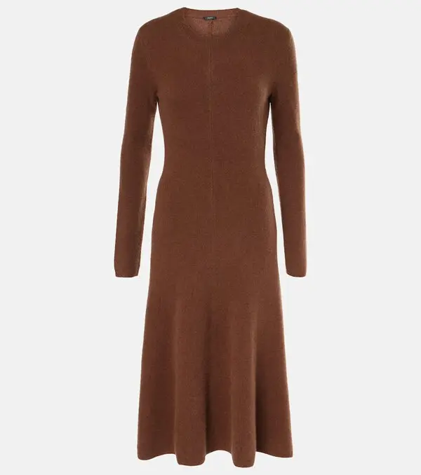 JOSEPH Cashmere-blend Midi Dress