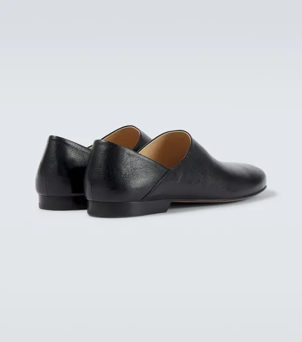 LEMAIRE Leather Slip-on Slippers