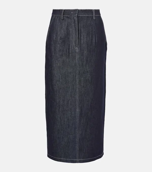 Co Denim Pencil Skirt
