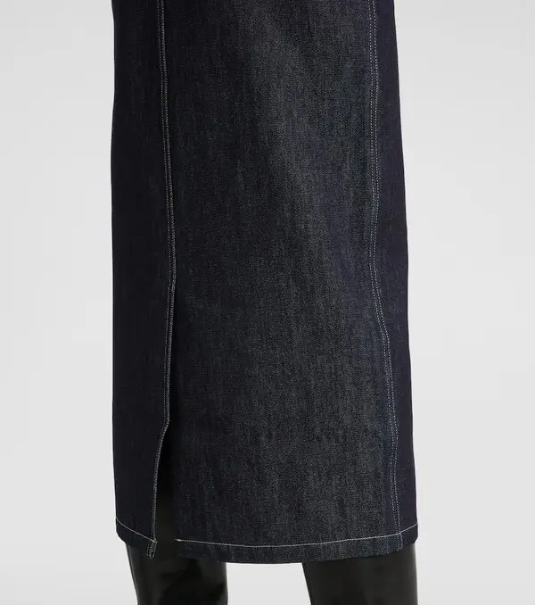 Co Denim Pencil Skirt