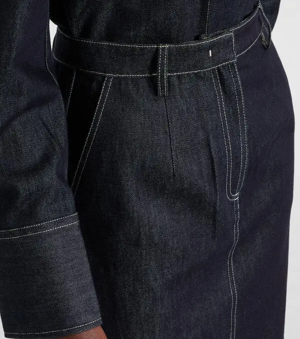 Co Denim Pencil Skirt
