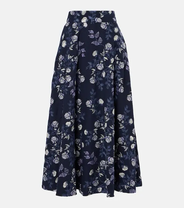 Agua Bendita Floral Maxi Skirt - Multicoloured