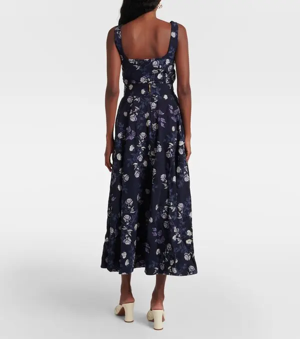Agua Bendita Floral Maxi Skirt