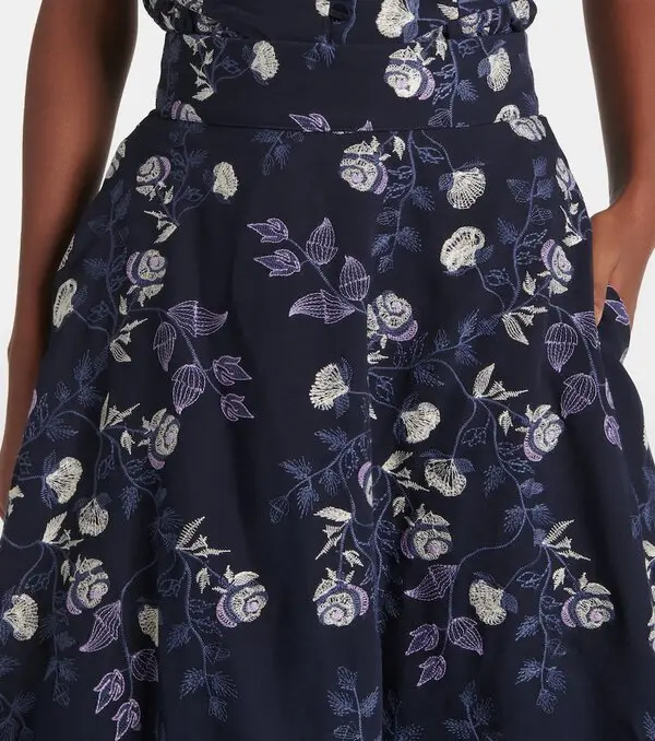 Agua Bendita Floral Maxi Skirt