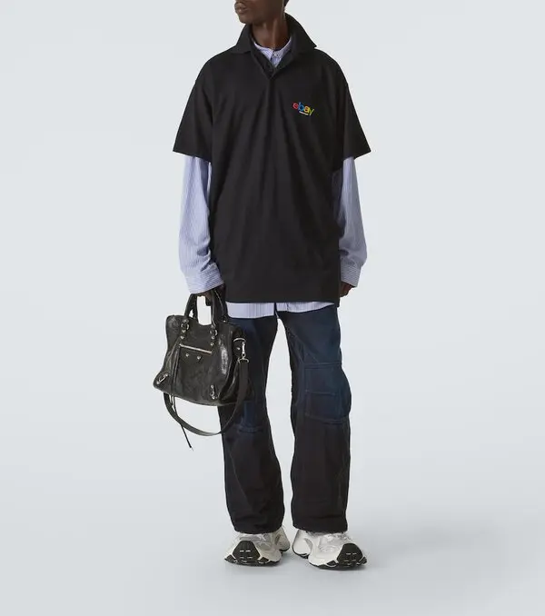 Balenciaga Double Knee Wide-leg Jeans