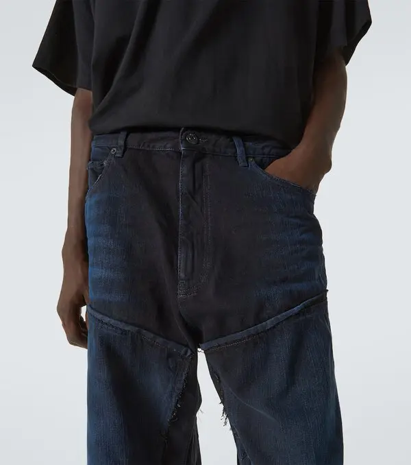 Balenciaga Double Knee Wide-leg Jeans