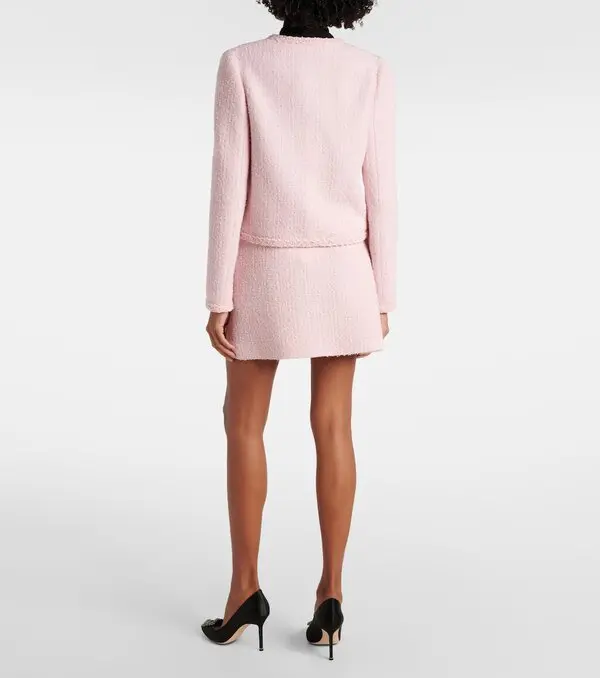 Giambattista Valli Wool-blend Tweed Jacket