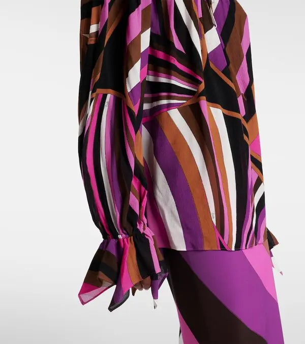 Emilio Pucci Printed Viscose Top