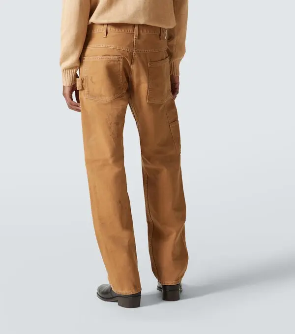 Ralph Lauren Hamilton Cotton Canvas Straight Pants