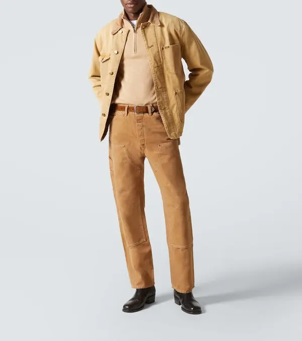 Ralph Lauren Hamilton Cotton Canvas Straight Pants