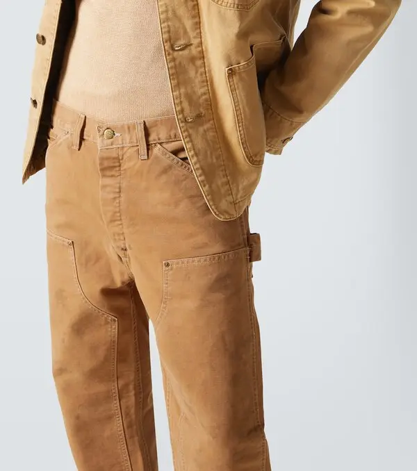 Ralph Lauren Hamilton Cotton Canvas Straight Pants