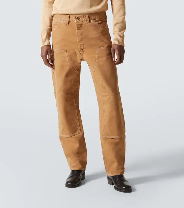Ralph Lauren Hamilton Cotton Canvas Straight Pants
