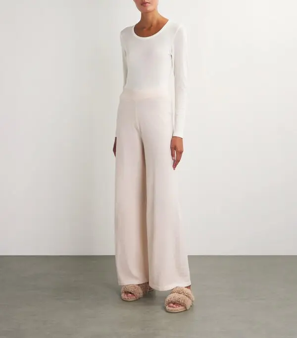 Falke Long-sleeve Climawool T-shirt - Ivory