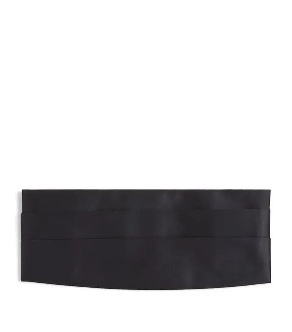 Giorgio Armani Silk Cummerbund - Blue