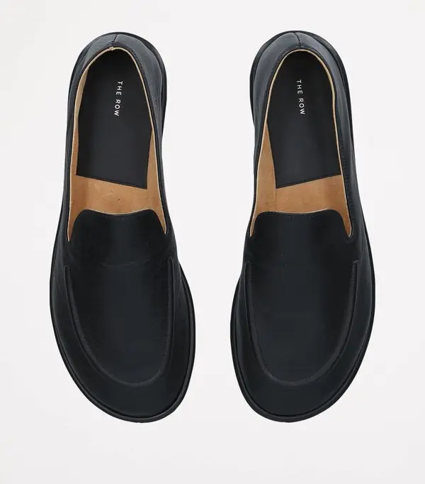 THE ROW Canal Leather Loafers