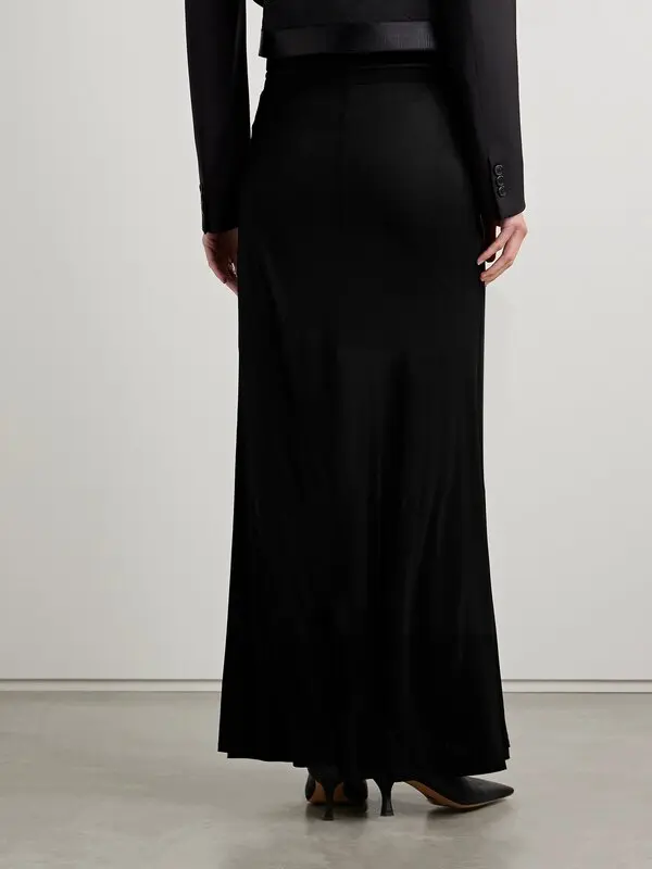 Helmut Lang Stretch-jersey Maxi Skirt