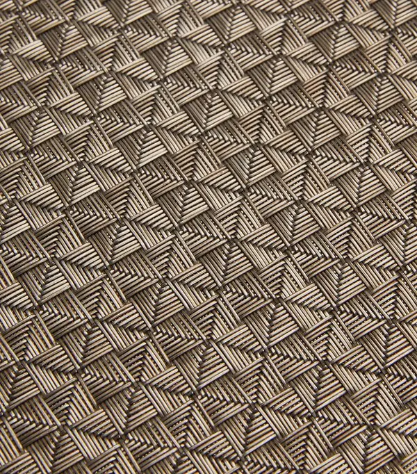 CHILEWICH Origami Round Placemat - Brown