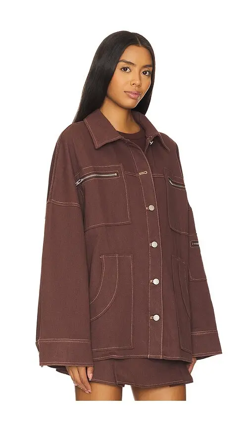 BY.DYLN Avant Jacket - Brown