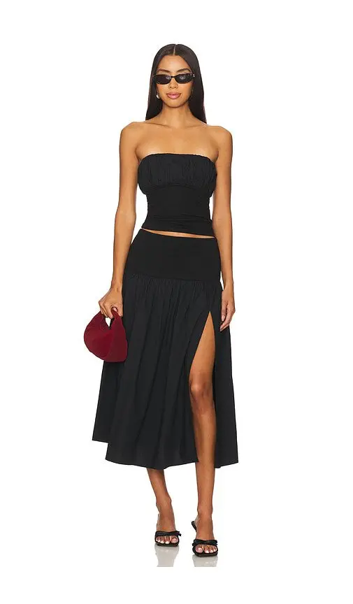 LOVERS AND FRIENDS Mac Tube Top - Black