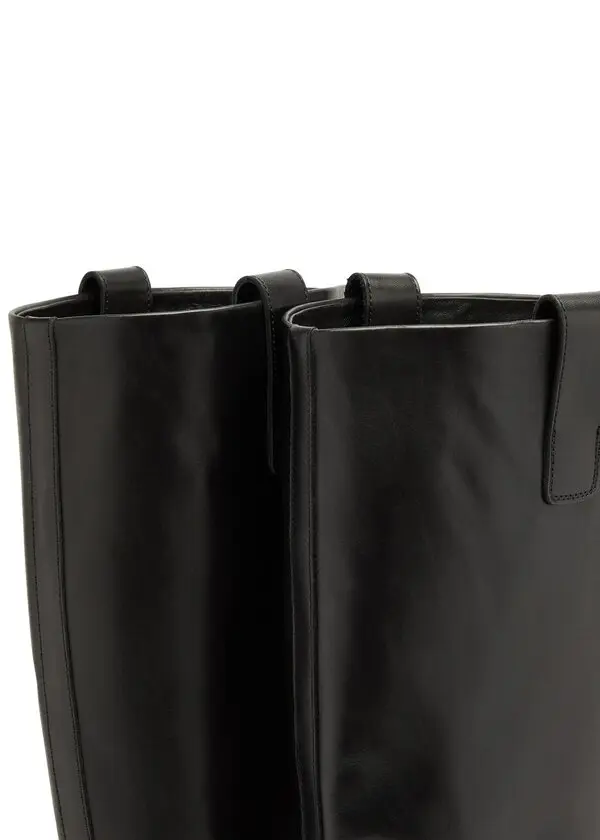 AeydĒ Henry Knee-high Leather Boots - Black