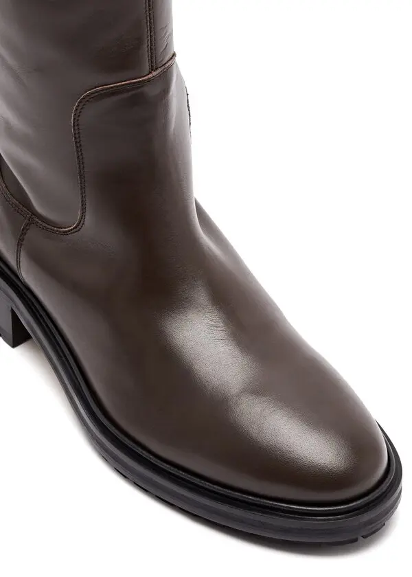 AeydĒ Henry Knee-high Leather Boots
