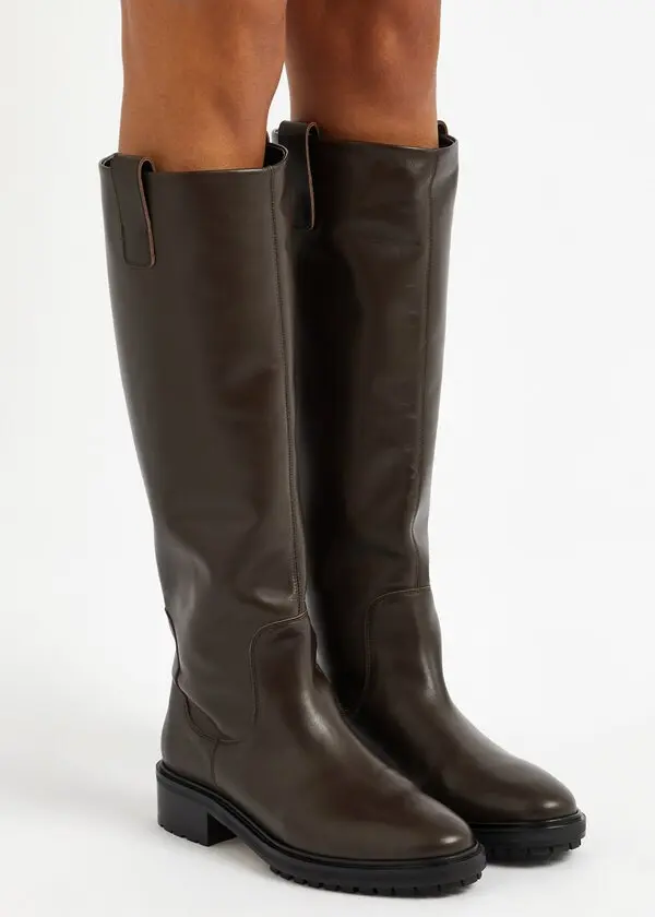 AeydĒ Henry Knee-high Leather Boots