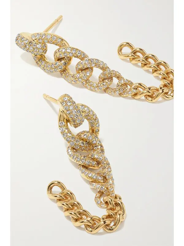 Shay Convertible 18-karat Diamond Earrings