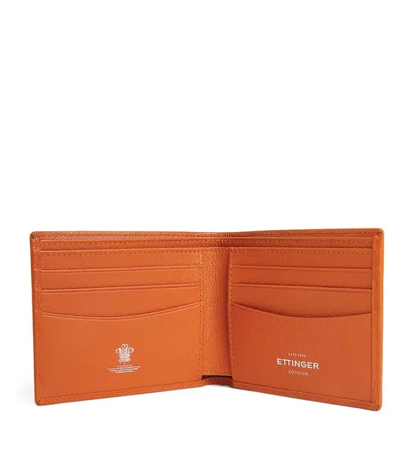 ETTINGER 6-slot Capra Bifold Wallet - Brown