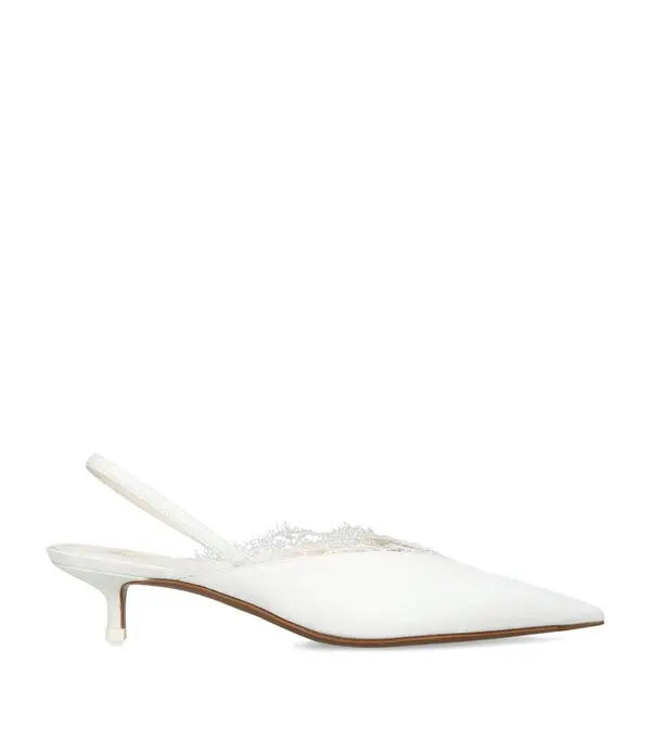 NEOUS Irena Slingback Pumps - Ivory