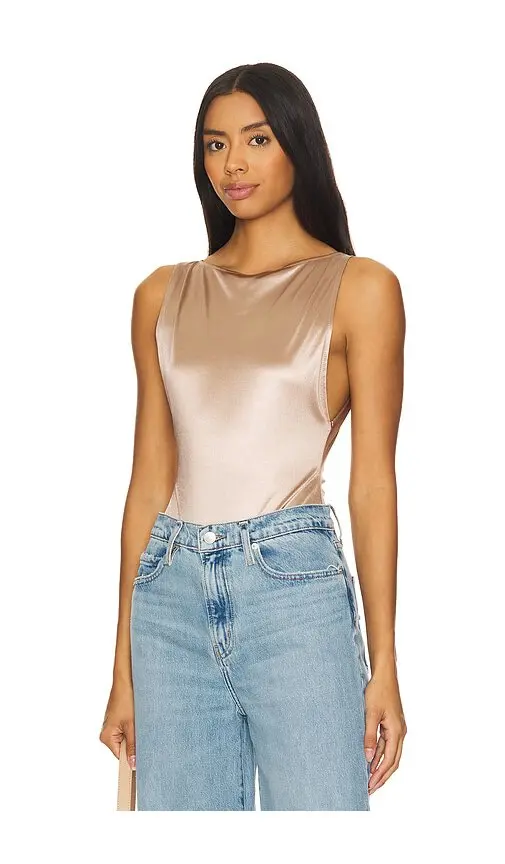 Free People X Revolve Raven Bodysuit - Neutral
