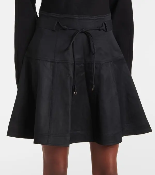 Ulla Johnson Aremi Twill-trimmed Minidress