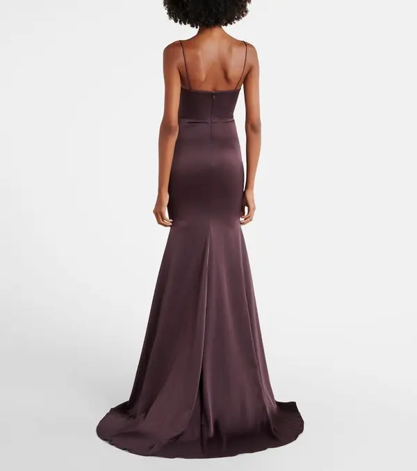 Alex Perry Satin Bustier Gown