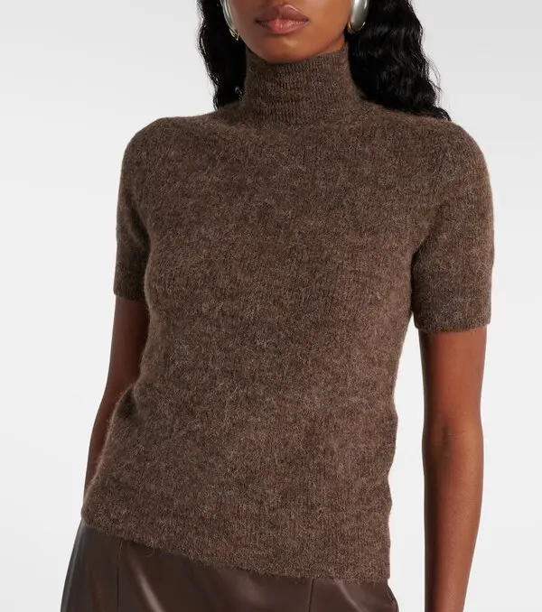Ralph Lauren Wool-blend Turtleneck Top